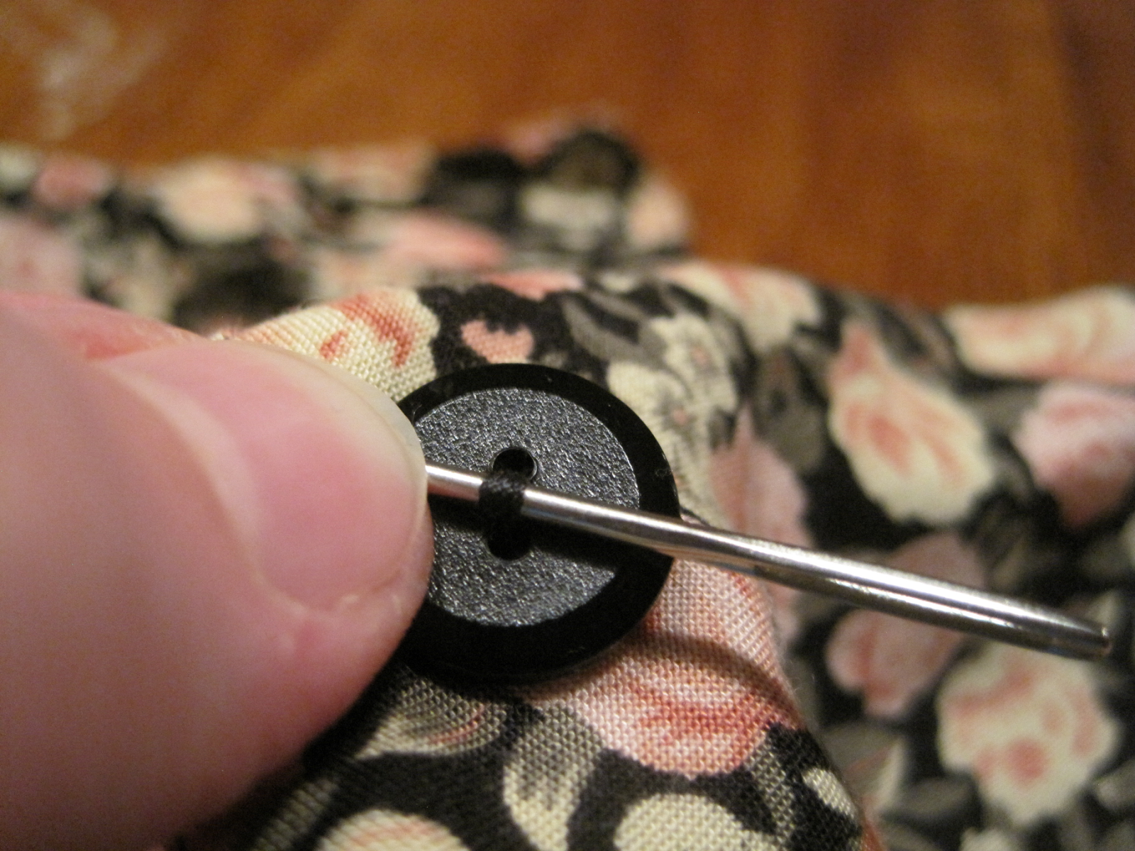 Remedial Adulthood: How to sew on a button