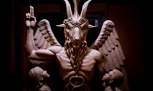 The Biafran: Satanists unveil Baphomet sculpture in Detroit after ...