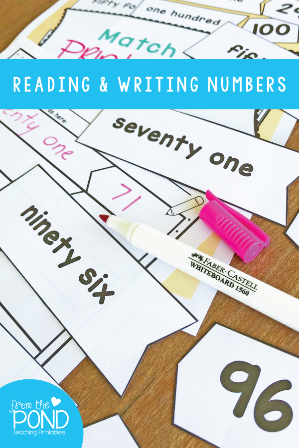 Reading And Writing Numbers To 100 From The Pond reading-and-writing-numbers-to-100-from-the-pond