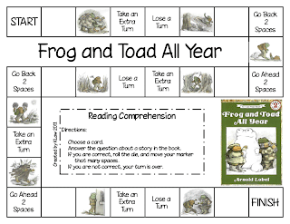From My Mixed Up Files: Frog and Toad Inspiration Board