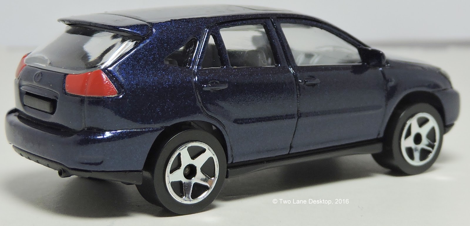 Majorette Lexus RX400h, Mitsubishi Outlander, and Toyota Tercel 4WD wagon