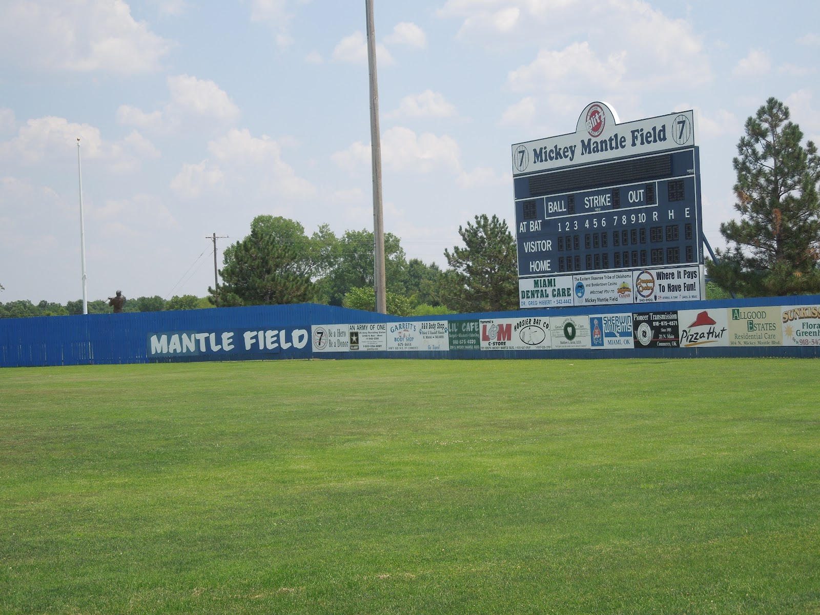 Off the Bench: Mickey Mantle Field - Commerce, OK