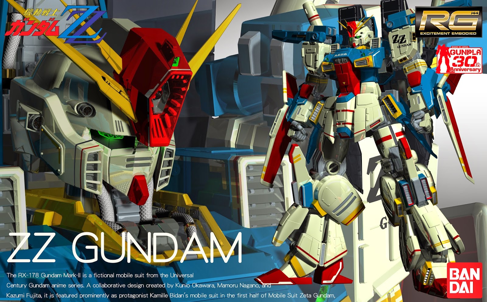 RG 1/144 ZZ Gundam Fan Made Box Art - Gundam Kits Collection News and ...