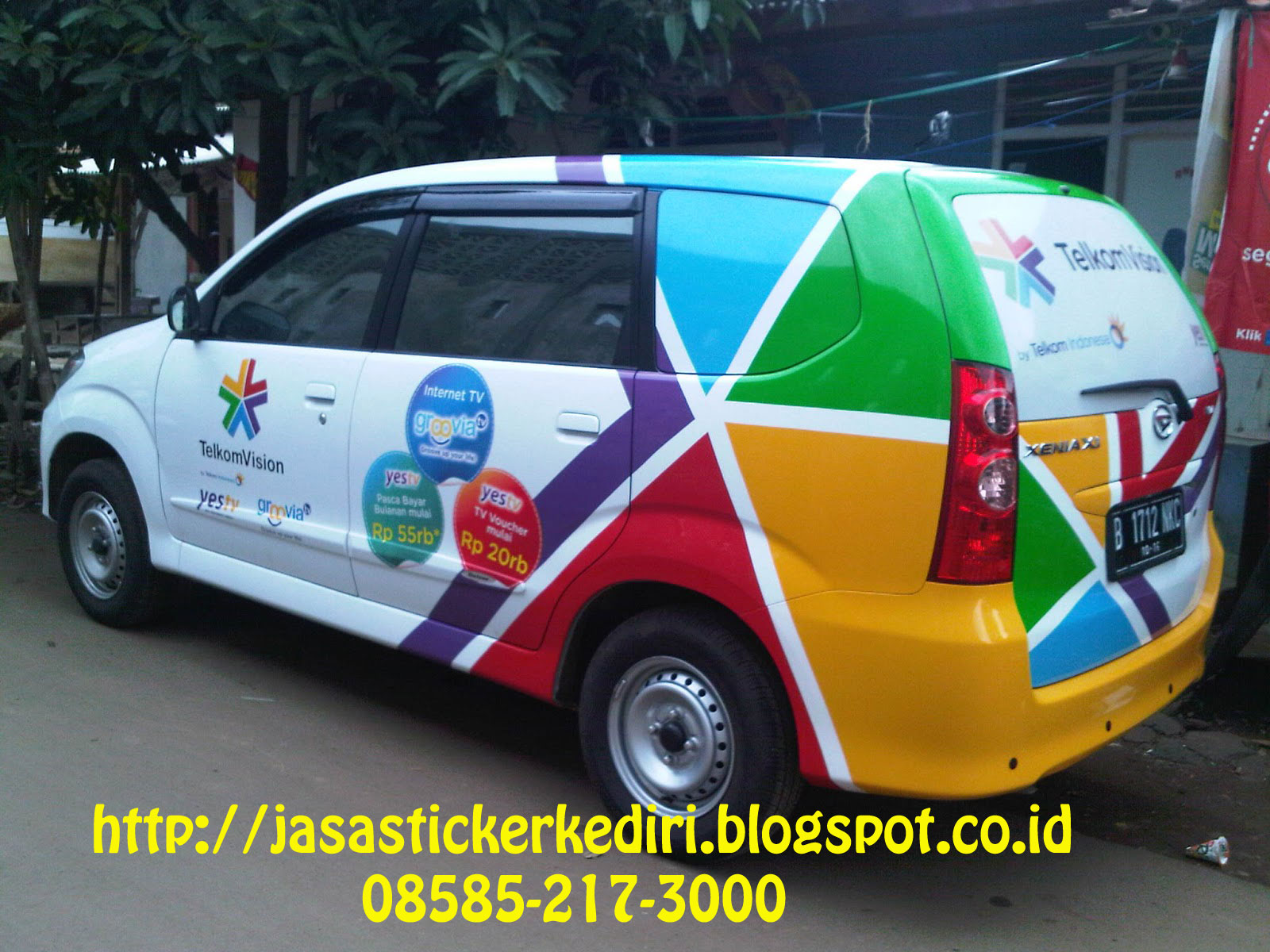 Harga Sticker Branding Mobil : 08585-217-3000 | Jasa Pasang Sticker ...