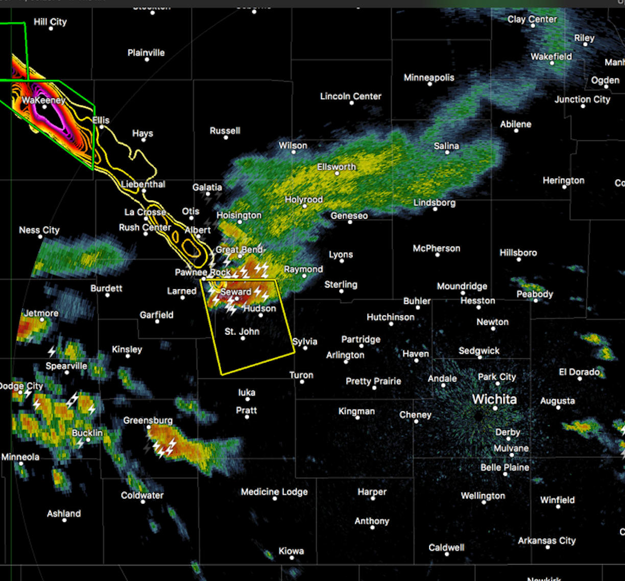 Hailstorm "Marks Its Territory"