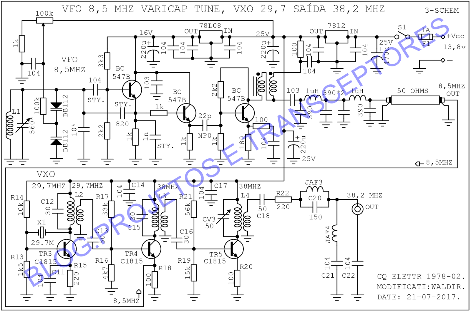 Projetos e Transceptores.: VFO e VXO MIX RTX