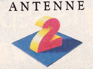 Logos des télévisions: Logos Antenne 2 - France 2