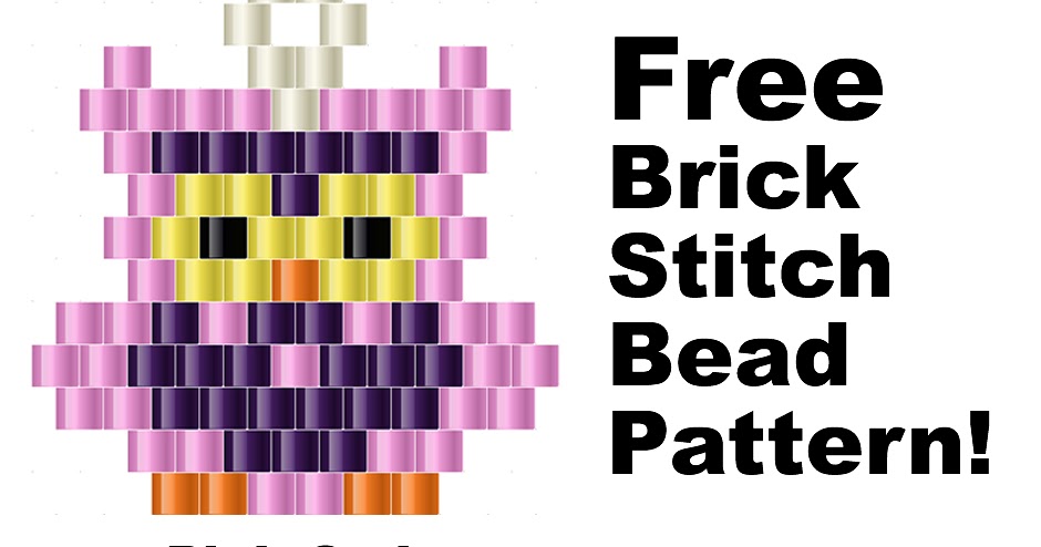 Brick Stitch Bead Patterns Journal: Pink Owl Brick Stitch Beaded ...
