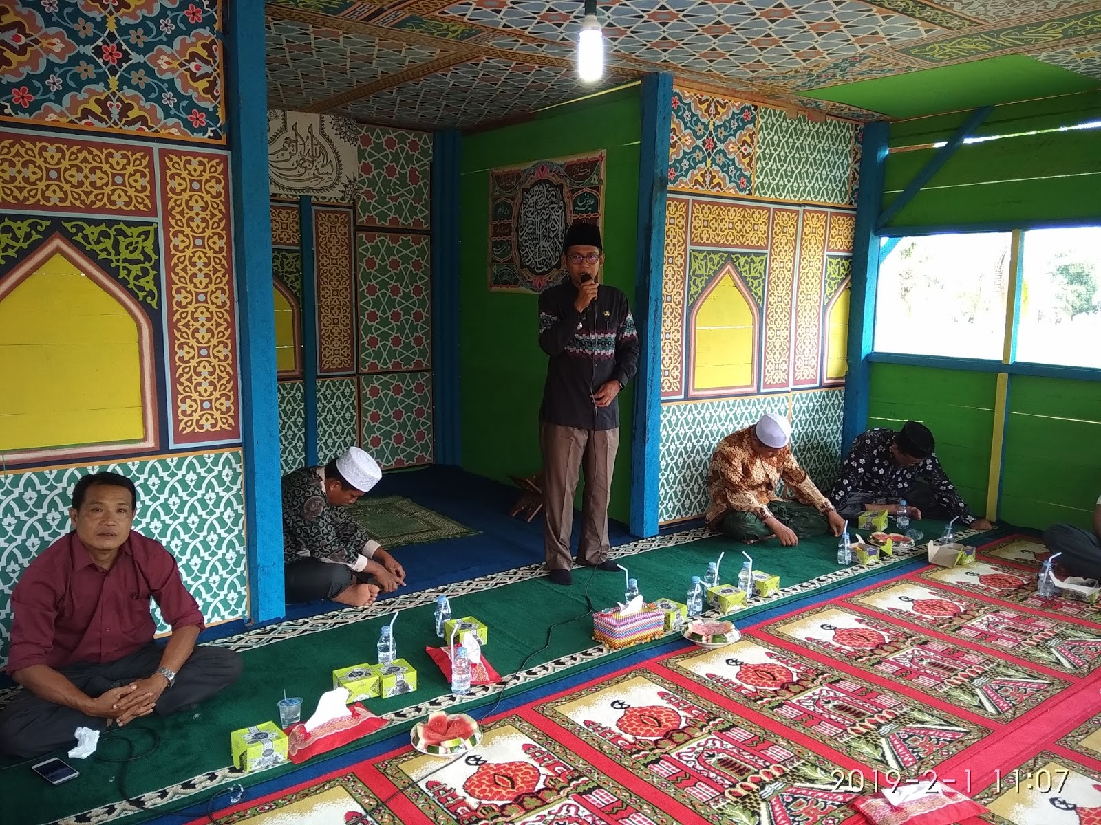 Kecamatan Pamenang Selatan : Mimbar tilawah MTQ jadi Musholla