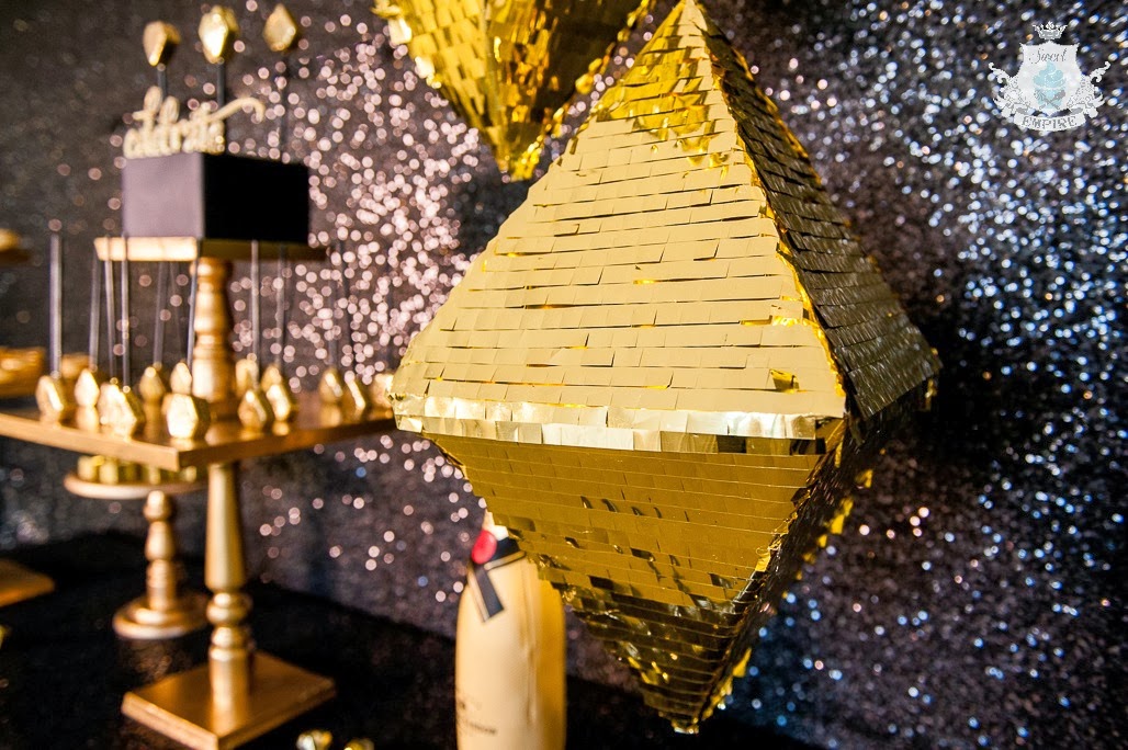 Little Big Company | The Blog: A Glistening Gold Geometric Luxe Party ...