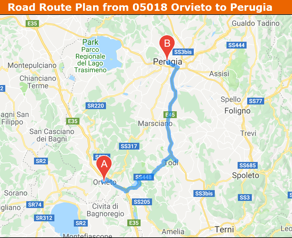 Perugia Sightseeing Map Perugia Map Italy Map