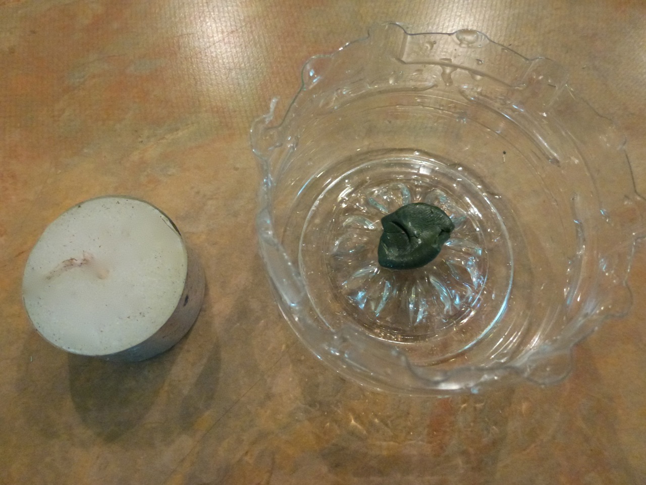 Musing with Marlyss: "Ghost Flower" outdoor YARD ART candle lights ...