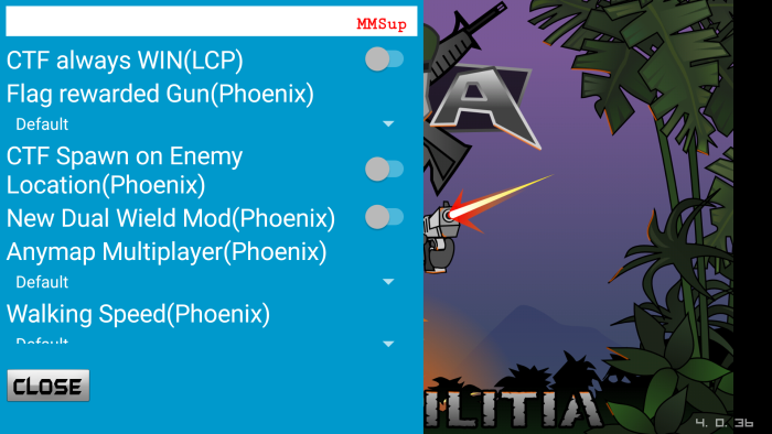 Get into mobile: MINI MILITIA GOD MOD