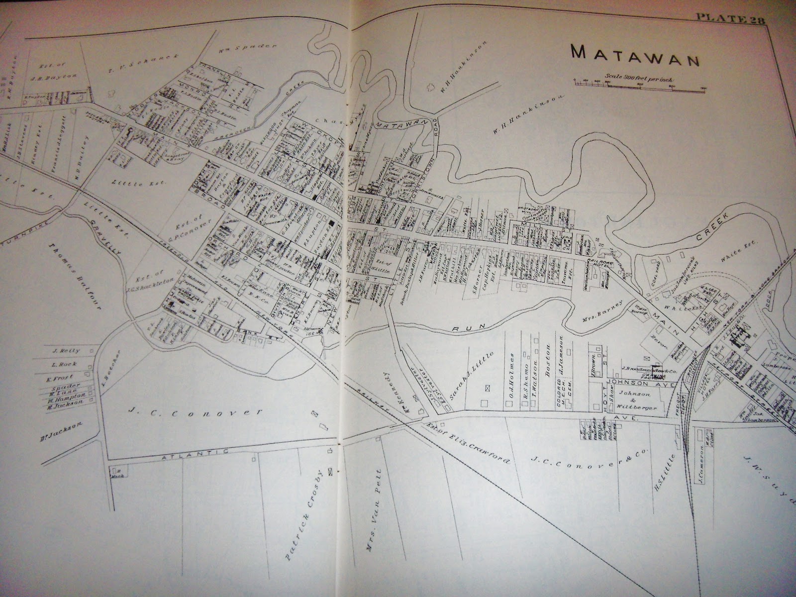Aberdeen NJ Life: Matavan and Matawan (Wolverton's Atlas, 1889)