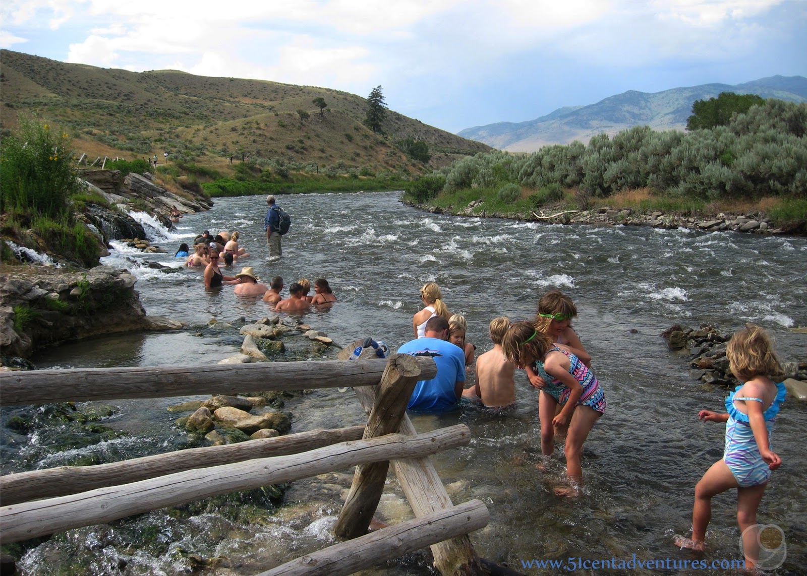 51 Cent Adventures: Boiling River - Yellowstone National Park