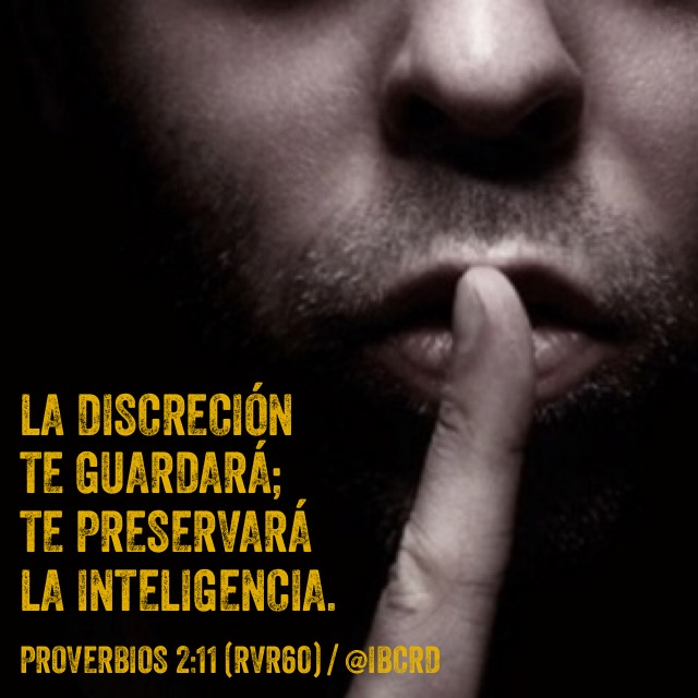 Reflexiones Diarias de Vida: La discreción te guardará