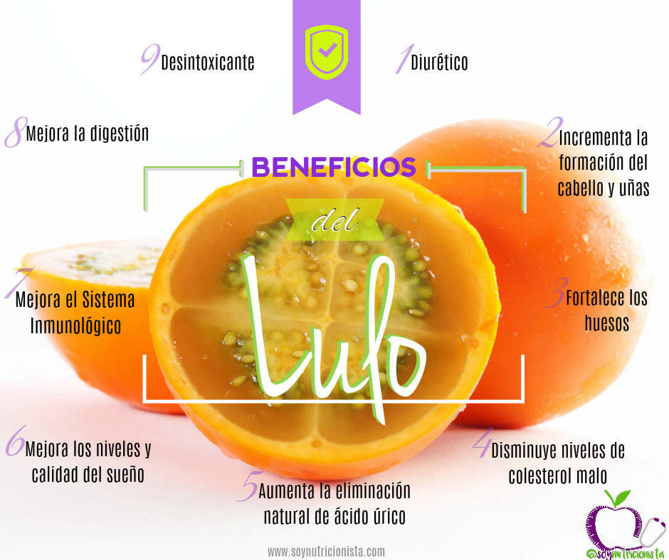 Beneficios del Lulo o Naranjillo ~ Más nutrición, más vida by @SoyNutricionista