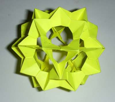rare origami kusudama flower 3d ~ origami step by step instructions