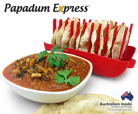 Cook 10 Papadums or Papads, in the Microwave fast in minutes!: 2015