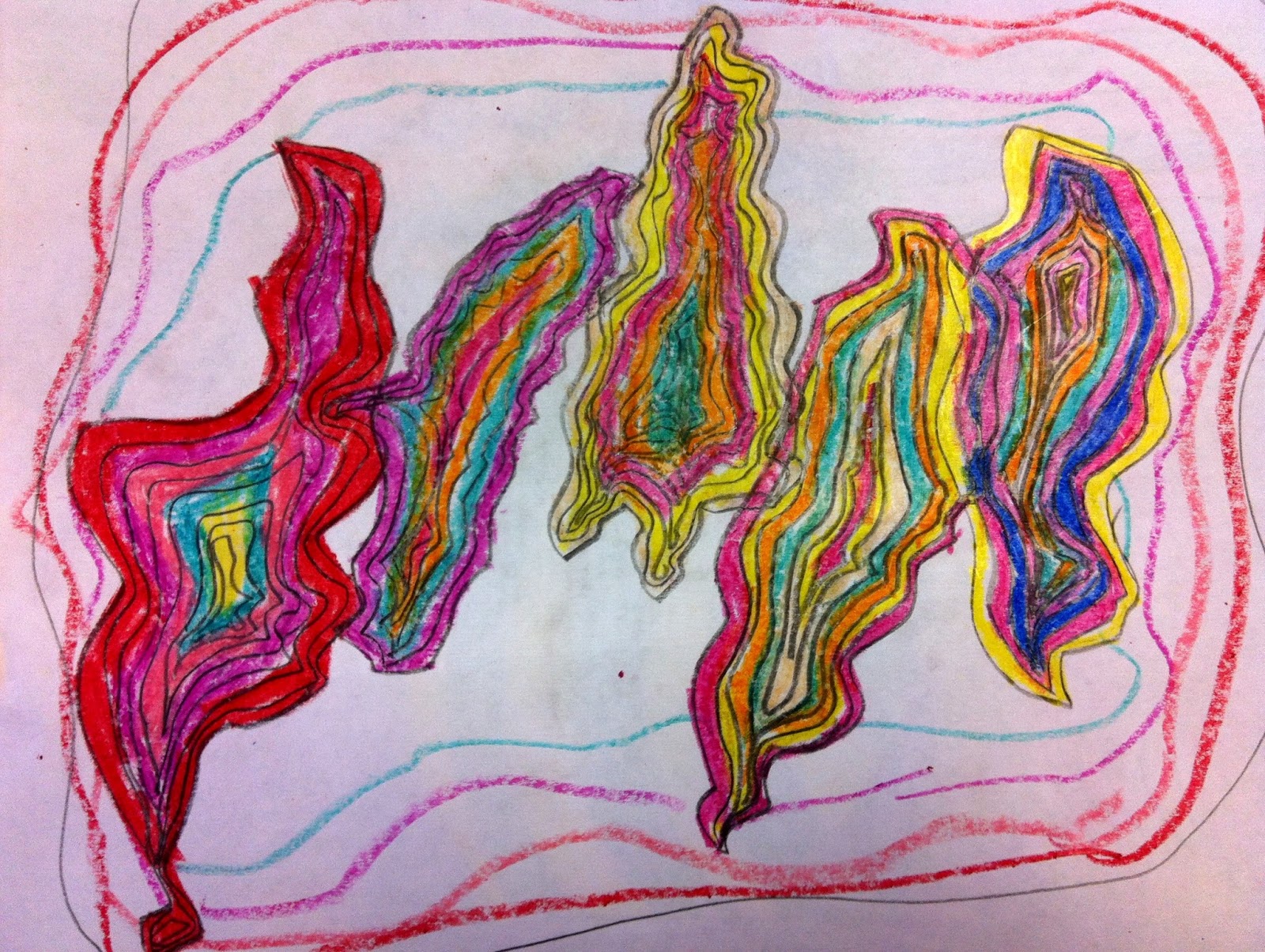 ChumleyScobey Art Room: Sub Lesson: Tracing Shapes and Drawing Patterns