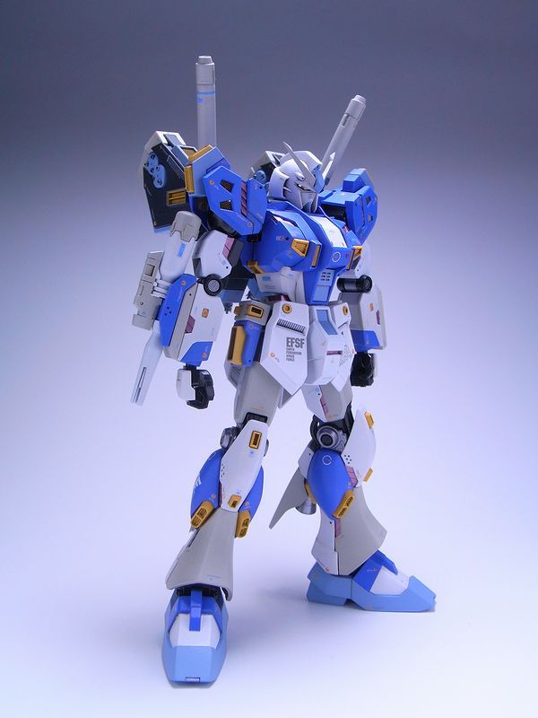 GUNDAM GUY: HGUC 1/144 RX-94 ν (nu) Gundam Mass Production - Customized ...
