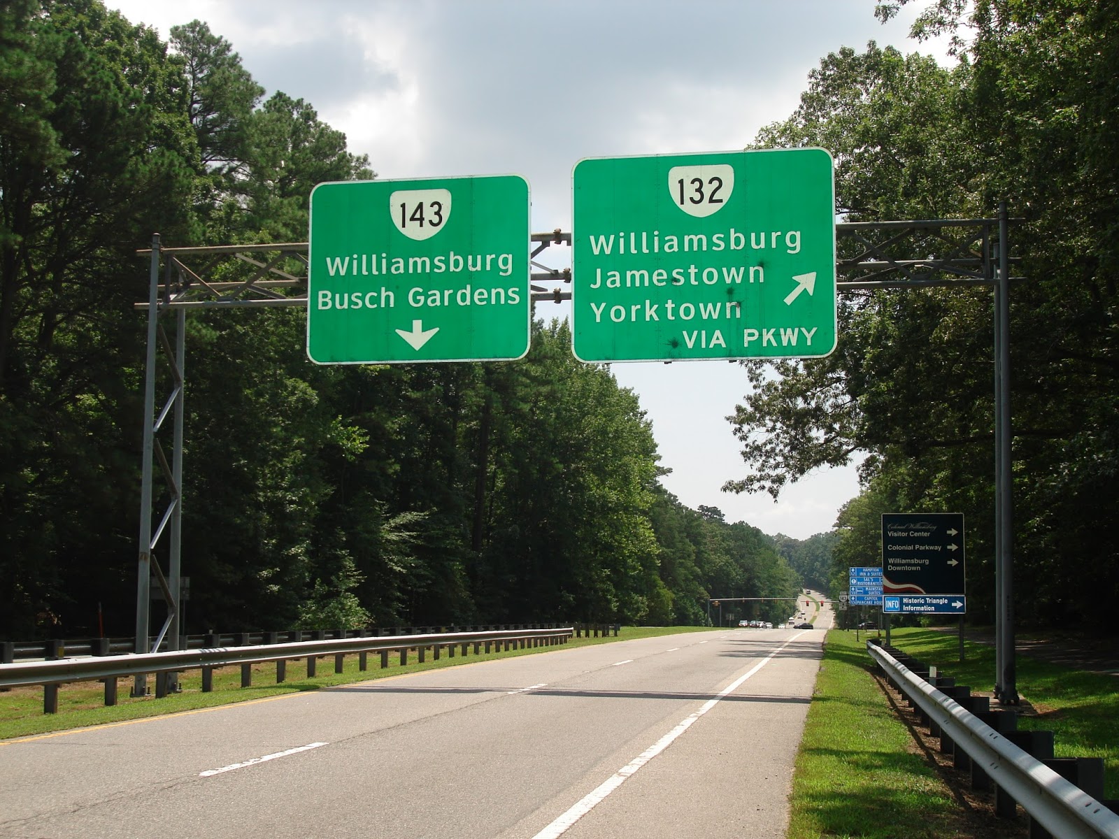 Luke's Signs: I-64 & Rt. 143 - Williamsburg, VA (Camp Peary)
