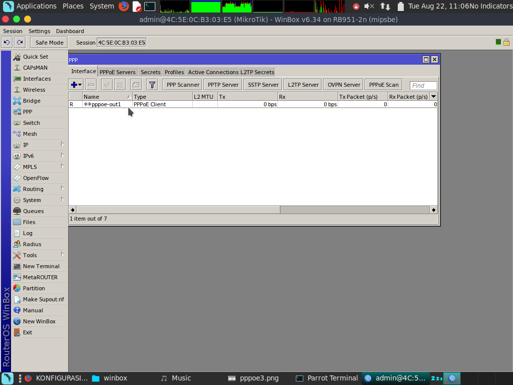 Konfiigurasi PPPoE Server dan Client Mikrotik - .:FORCE MAGIC TECH:.