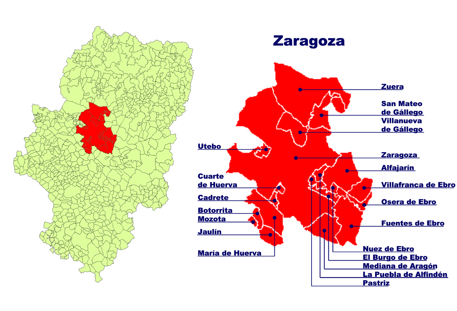 Los Pueblos de Aragón.- Provincia de Zaragoza.- Paco Monclús: COMARCA ...