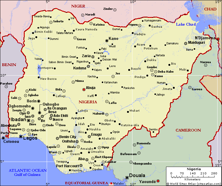 MAPS OF NIGERIA