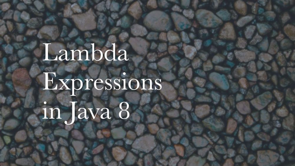 Lambda Expression In Java 8