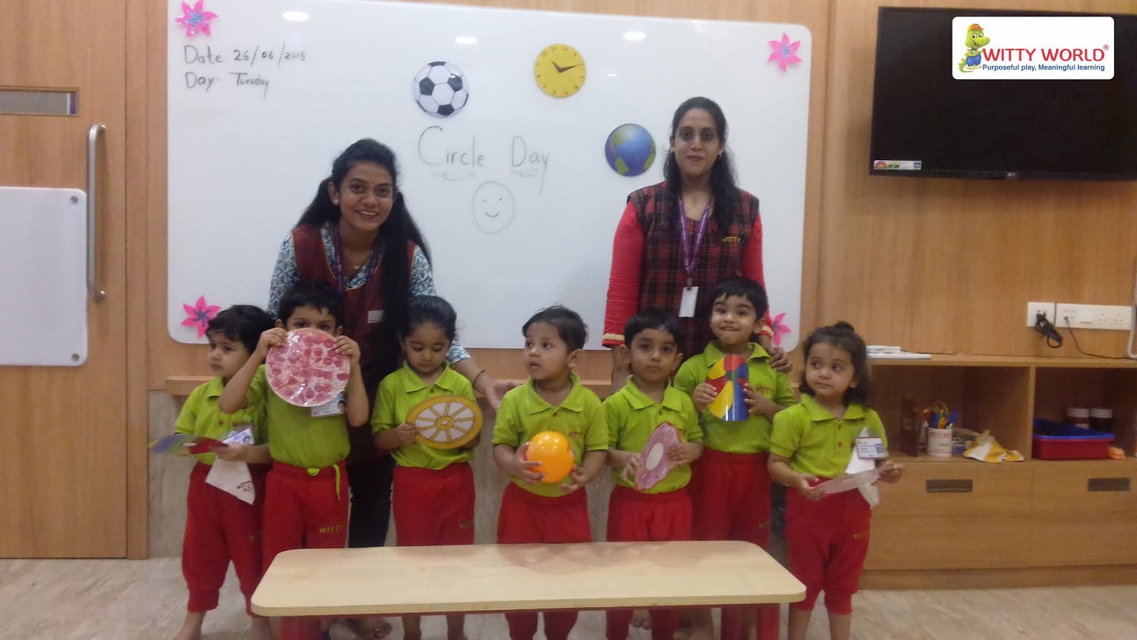 On the top of the World...: Circle Day Celebration by Nursery Section ...