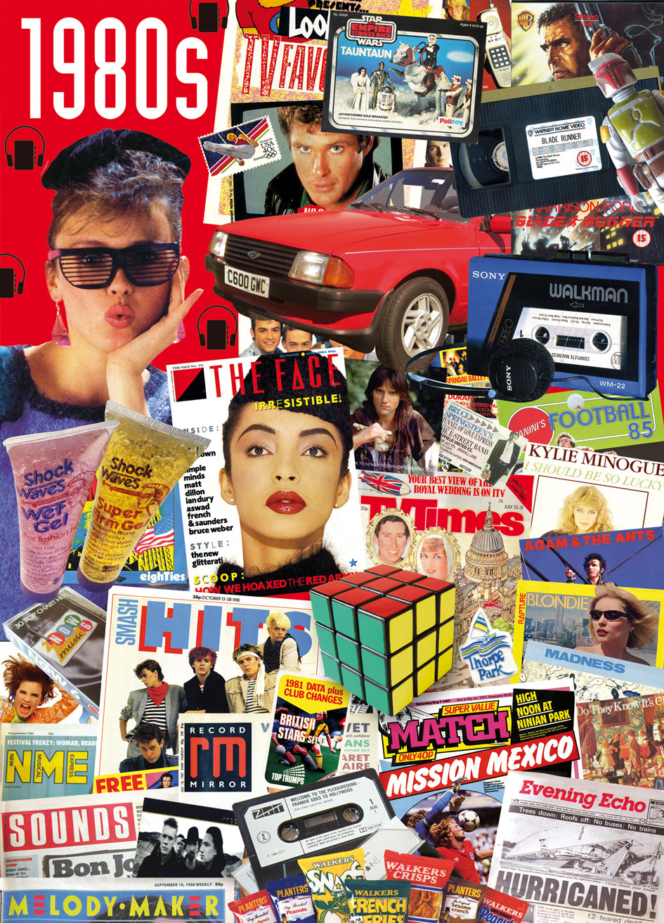 1980s Collage