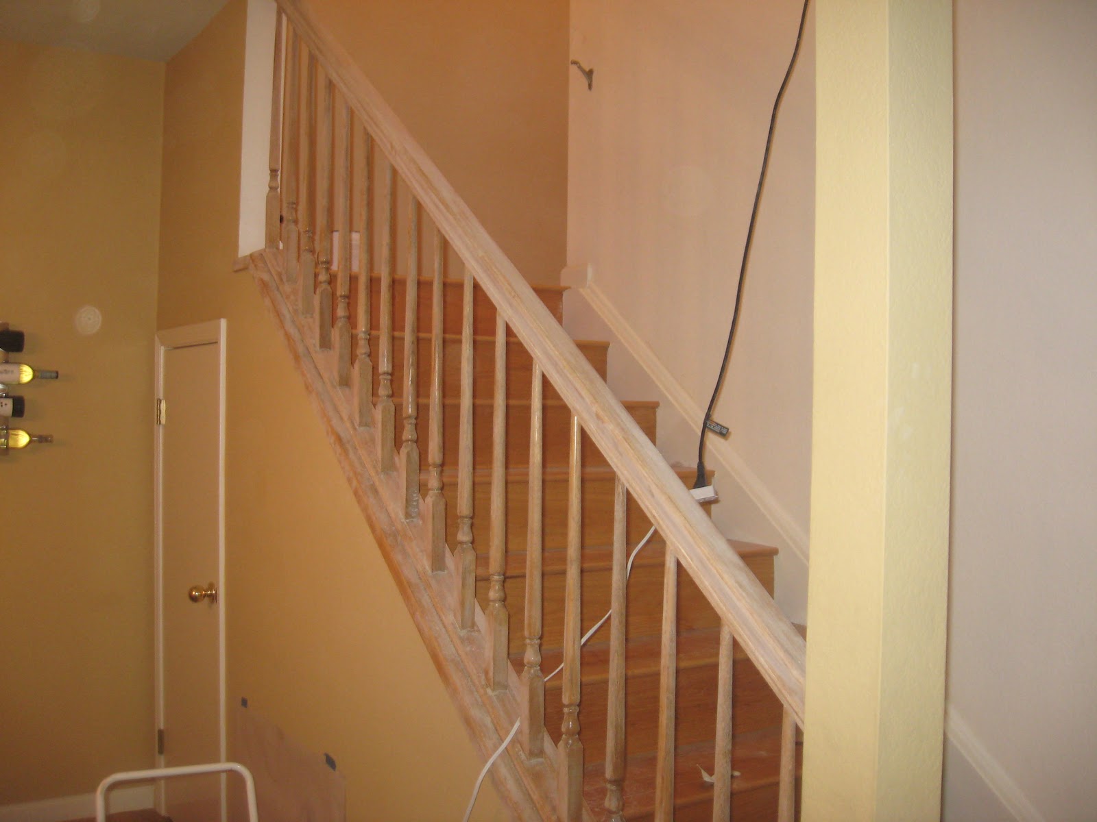 Step 4: Stain the Rails