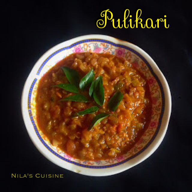 Nila's Cuisine: Pulikari Recepie