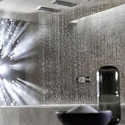 A horizontal shower in our bathroom | my little sweet house