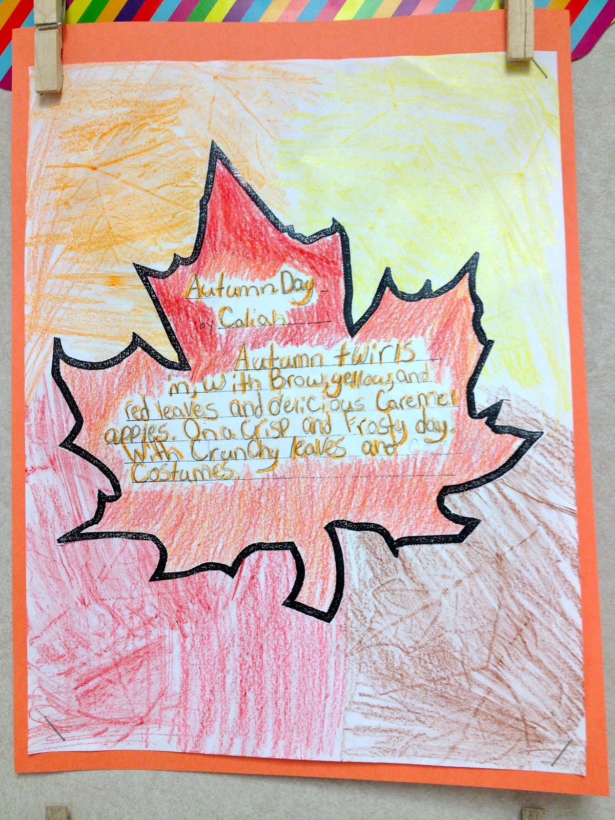 the ART of learning: Leaf Poems and Scenic Fall Drives