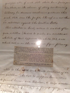 Ramblin' with AM: Civil War Sunday - In Lincoln's Handwriting