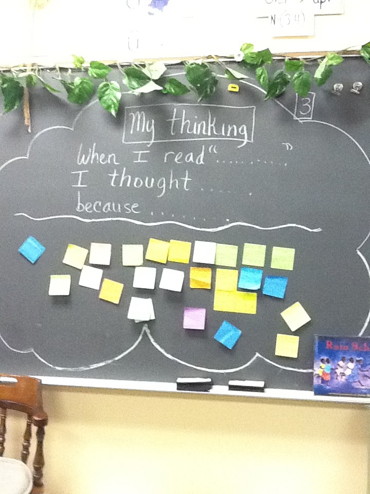 When I read....I thought....because... - Classroom Freebies