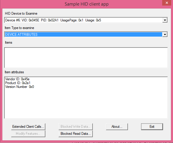 Mobile Development: HID communication for Windows 8.1 Store applications