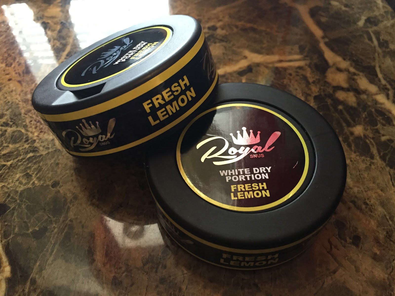 Royal Snus Lemon (White Dry) - Review (Discontinued). 23 February 2016