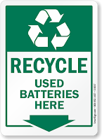 Battery Recycling Box - How to recycle batteries?: Indoor battery ...