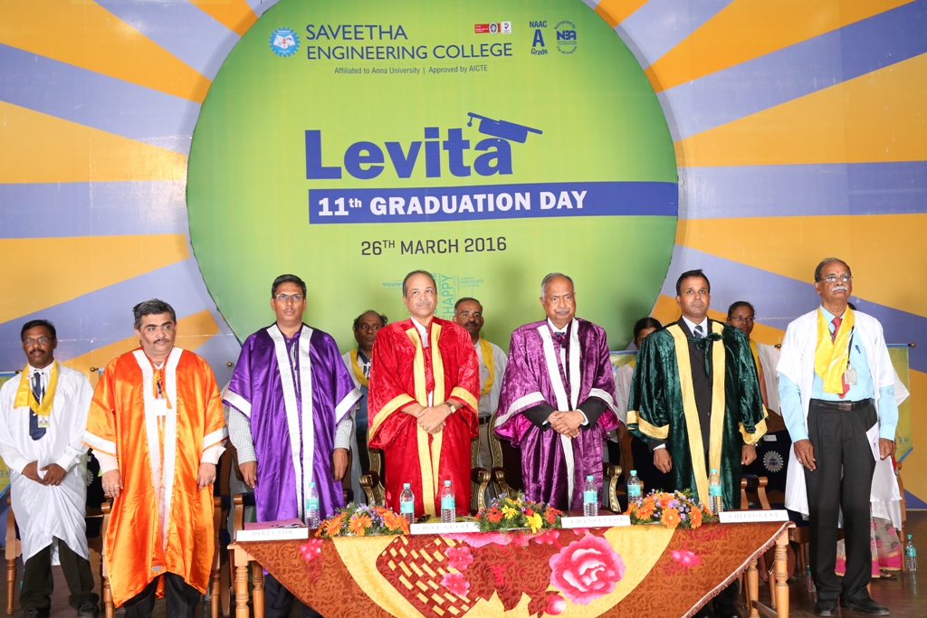 Events-Saveetha University: 11th graduation day of Saveetha Engineering ...