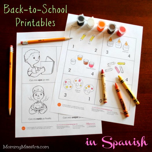 Mommy Maestra: Free Back-to-School Printables in Spanish