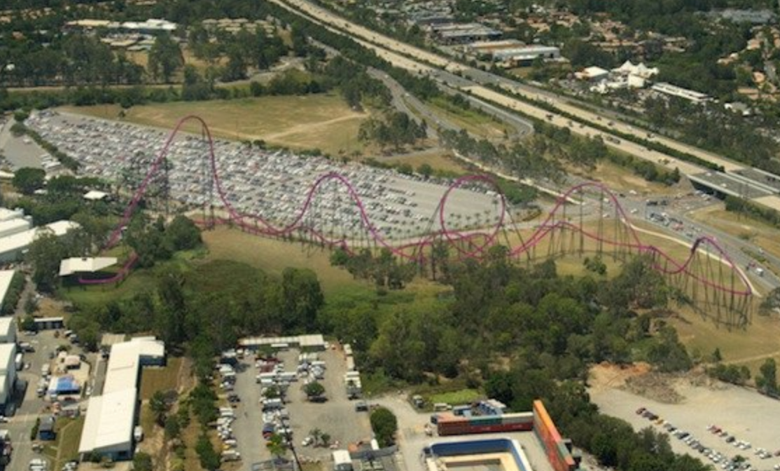 NewsPlusNotes: Australia's Movie World Announces New DC Rivals Hypercoaster