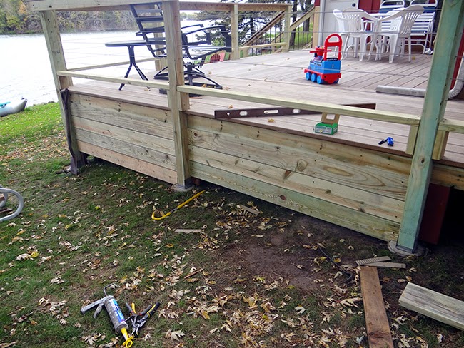 One Project at a Time - DIY Blog: Deck Railings and the Final Deck Reveal