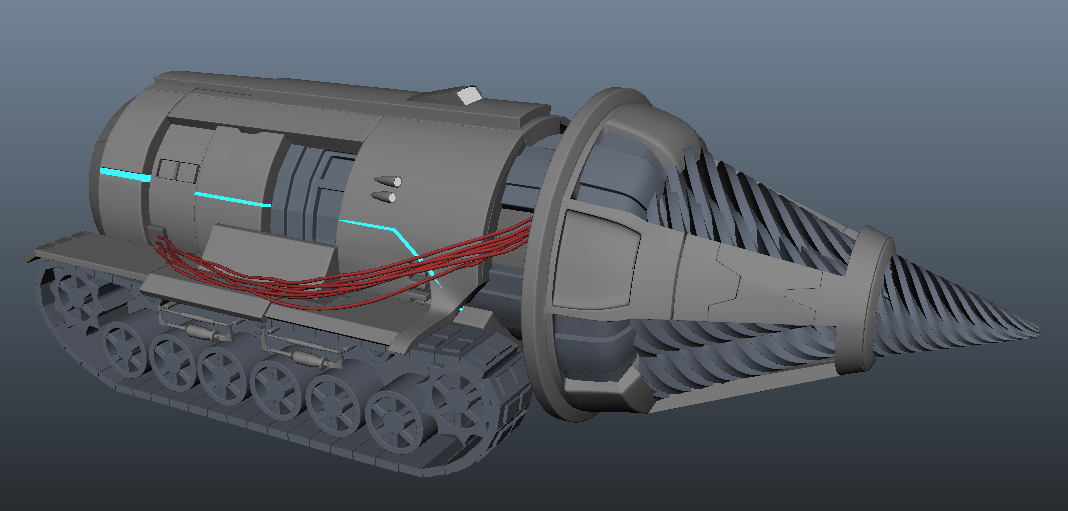 Chun Lu's 3D Art Blog: Hard Surface Modeling