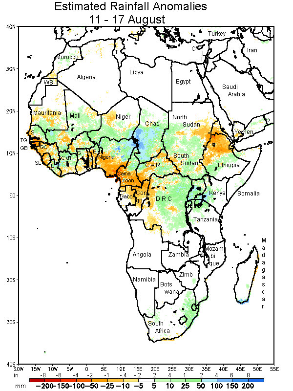 Dev Weather: Africa Update #43: Excessive Rainfall Around Lake Chad ...