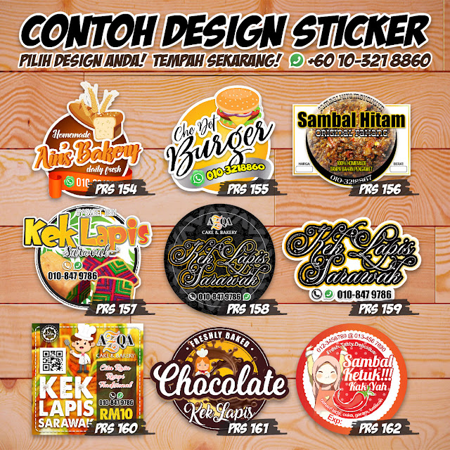 AZQA Label & Sticker: KOLEKSI LABEL STICKER PRODUK/ HOMEMADE