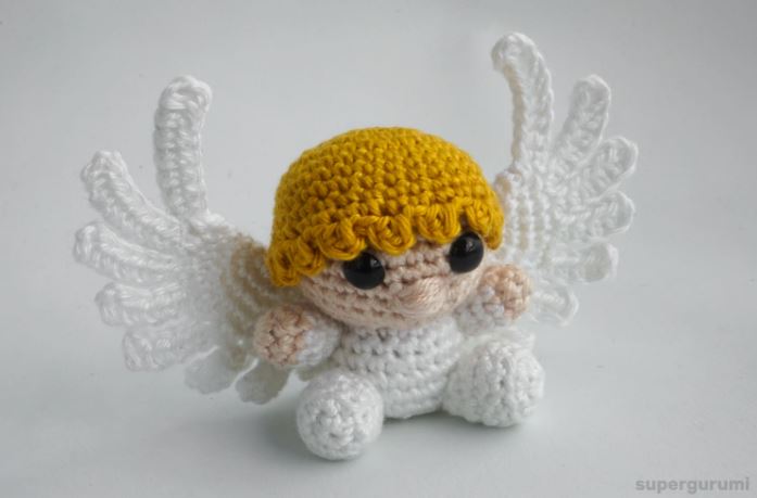 Ergahandmade: Amigurumi Crochet Angel + Free Pattern Step By Step