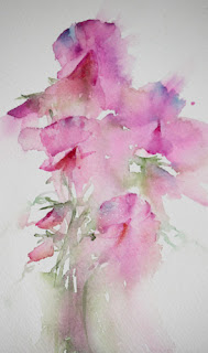 Watercolours With Life: Scented Collection : Sweet Pea Florals 2013